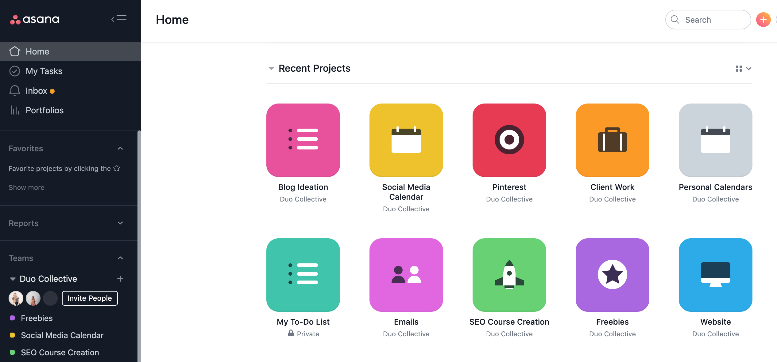 How to use Asana to organize your business - duocollective.com