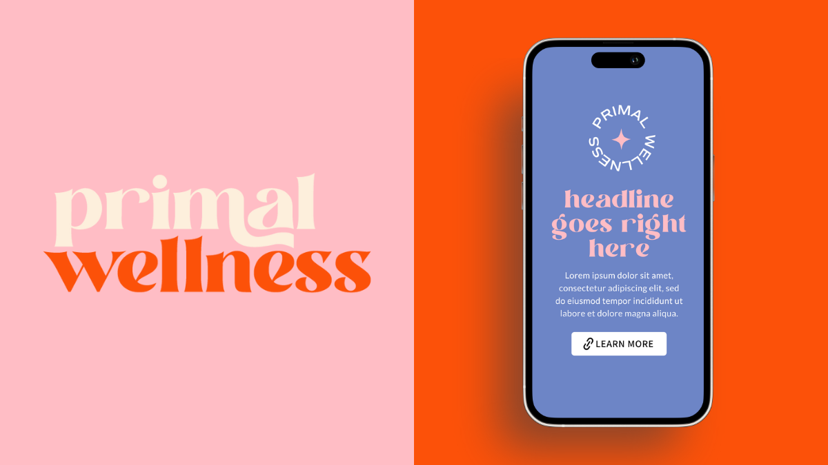Holistic Wellness Brand Design | Primal Wellness Portfolio